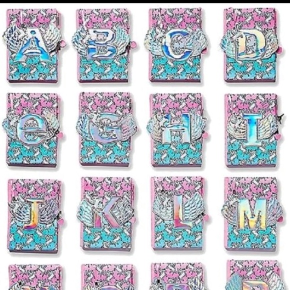 Justice | Other | Justice Winged Unicorn Diary Journal Initial K | Poshmark